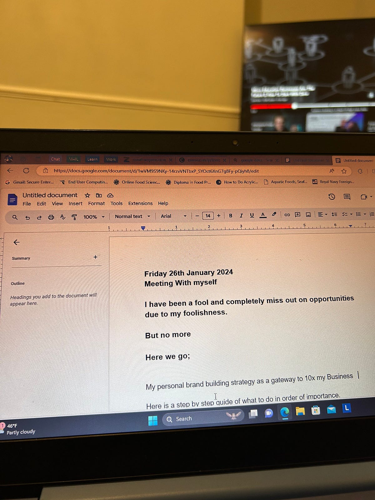 I have been Foolish and missed out on some life’s great opportunities ...