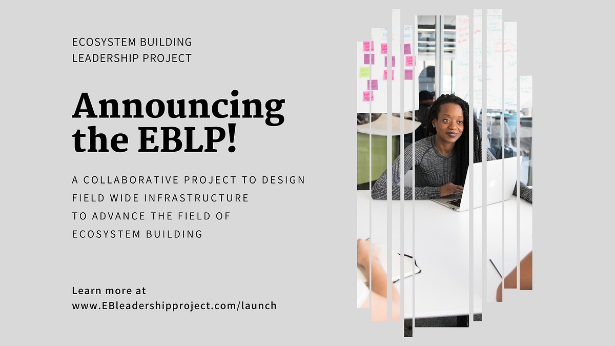 A National Project to Advance Entrepreneurship Ecosystem Building | by ...
