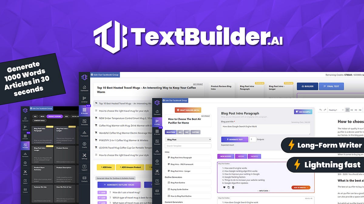 TEXTBUILDER- AN ULTIMATE GUIDE TO EFFORTLESS CONTENT CREATION | by ...