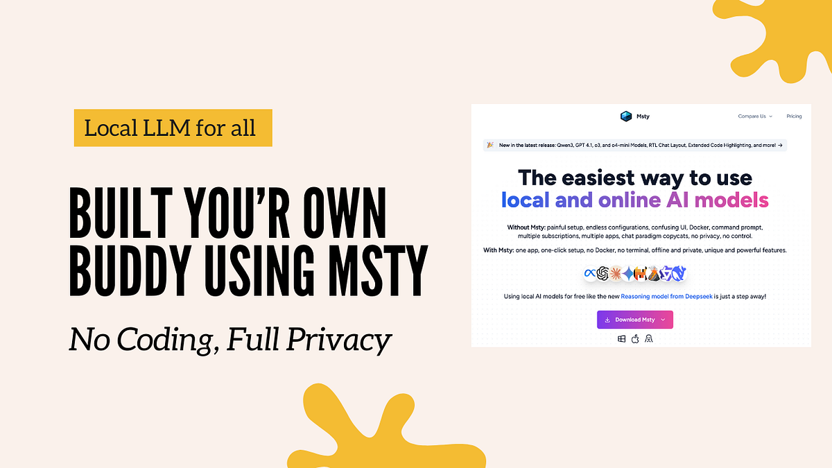 How I Built My Own AI PM Buddy Using MSTY — No Coding and Full Privacy | by Sarghaajithan | Jun ...