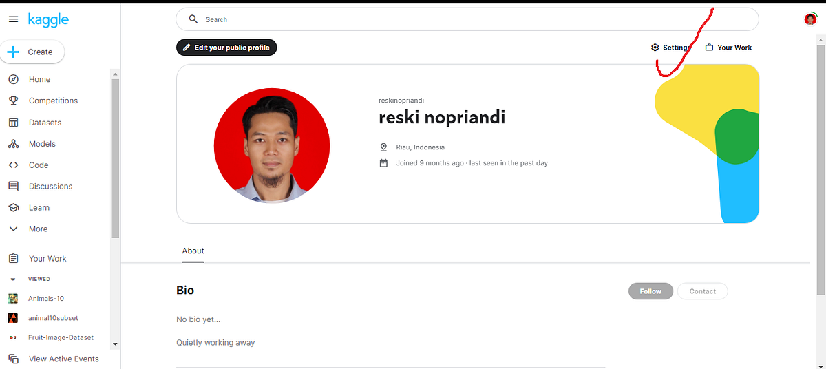 how to download datasets quickly into Google Collab in Kaggle and can be used directly on Google ...