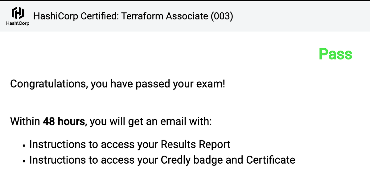 How I passed Hashicorp Certified: Terraform Associate Exam within 2 ...