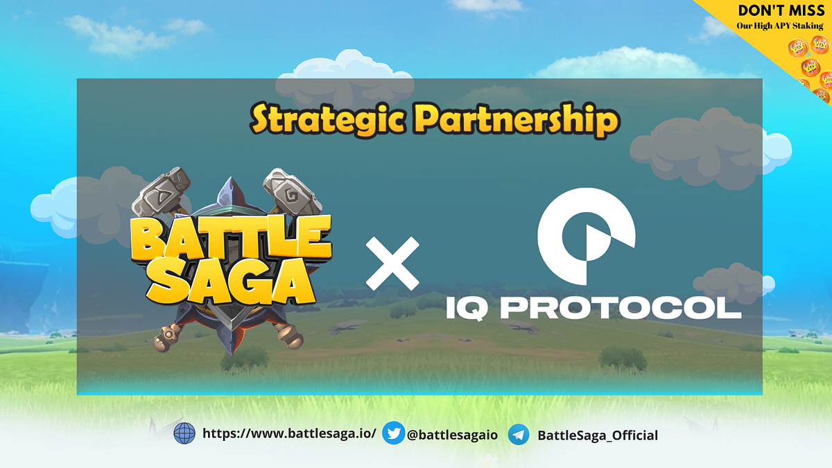 IQ Protocol X Battle Saga Partnership Announcement | by BattleSaga | Medium