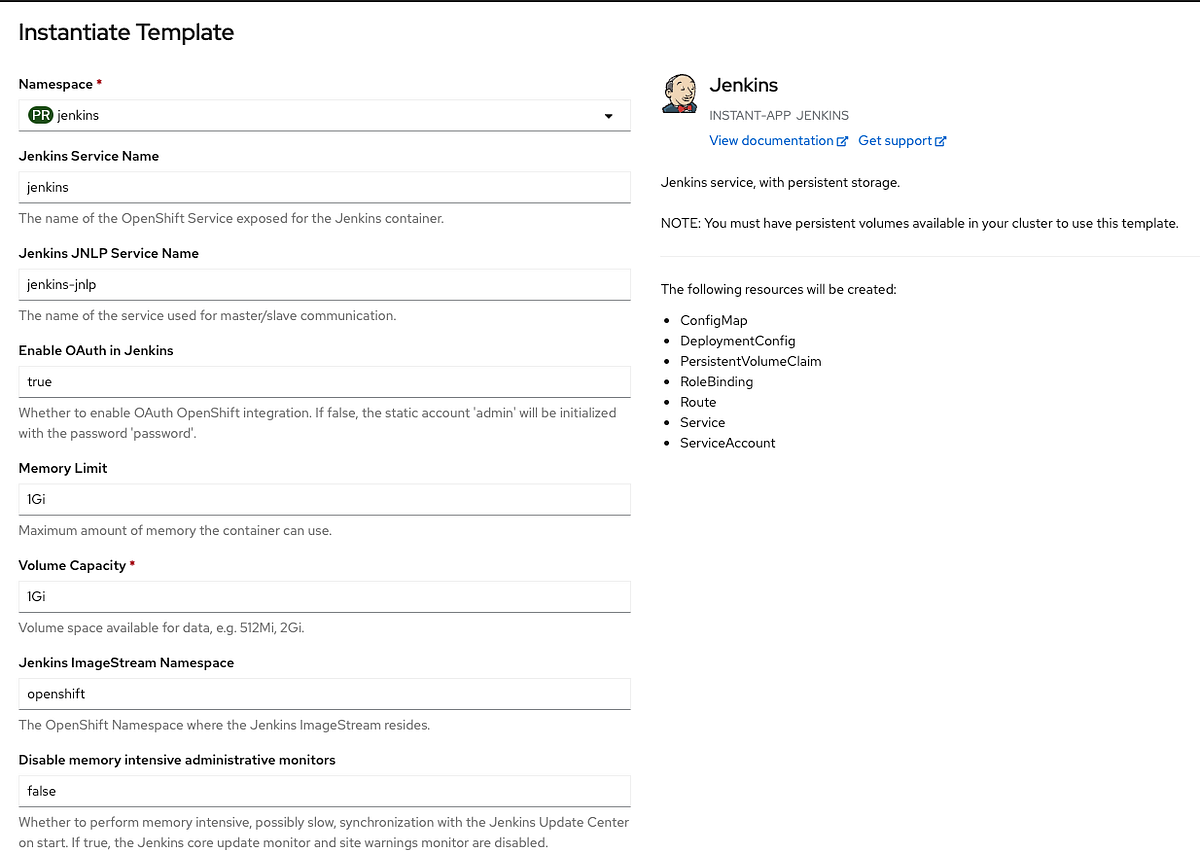 Instalar y actualizar version de Jenkins template en Openshift | by ...