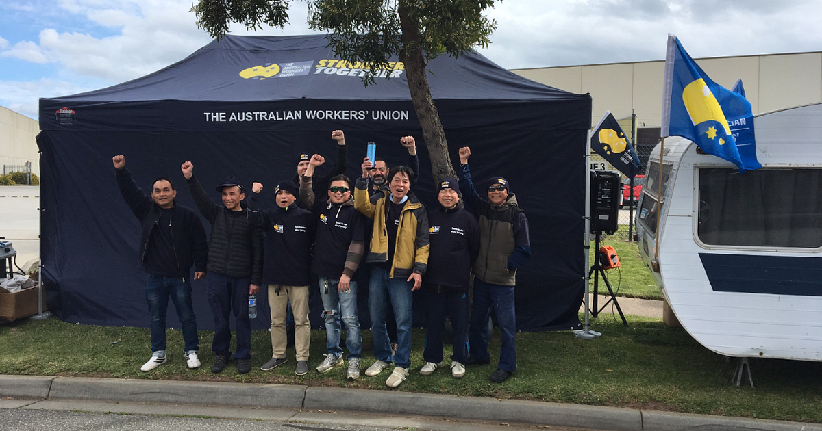 Industrial Action at Ductmakers. AWU members at Ductmakers in Carrum ...