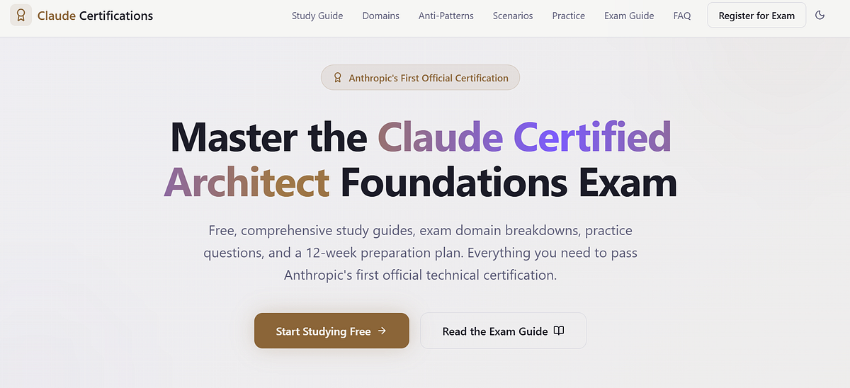 Anthropic Just Launched the Claude Certified Architect — And You Should ...