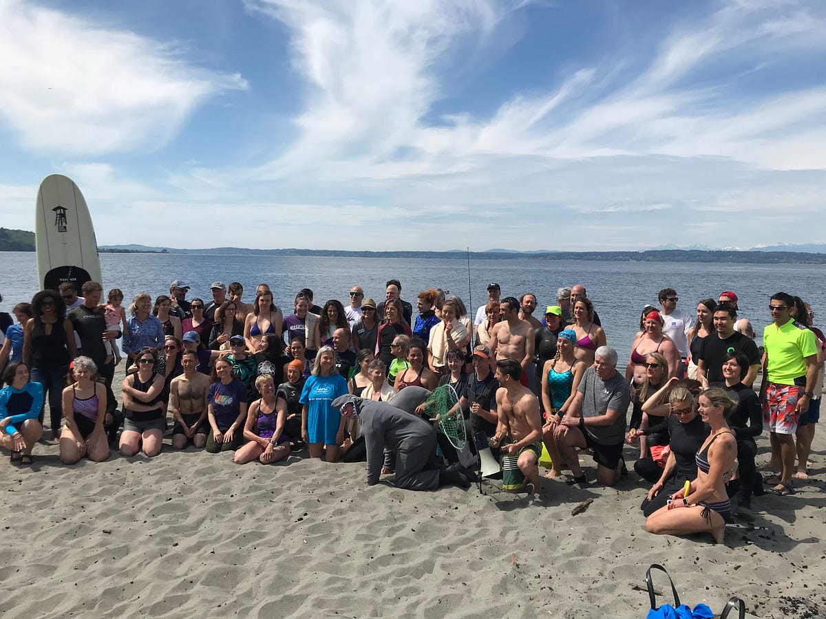 Plunging into Puget Sound. By Julia Luna, Communications… | by Puget ...
