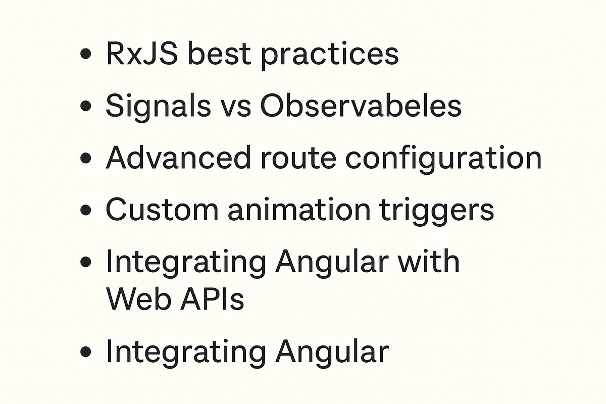 Angular Interview Q&A: Day 16. RxJS Best Practices, Signals vs… | by Dipak Ahirav | DevInsight ...