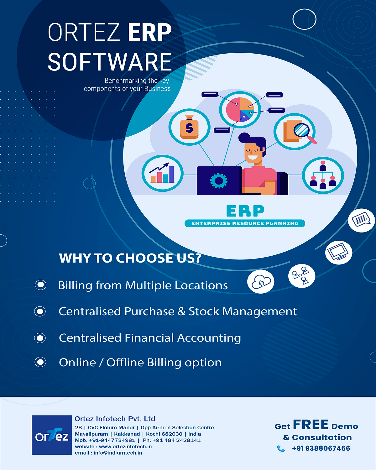 Get in touch with us for a demo of our interactive ERP software - Ortez ...