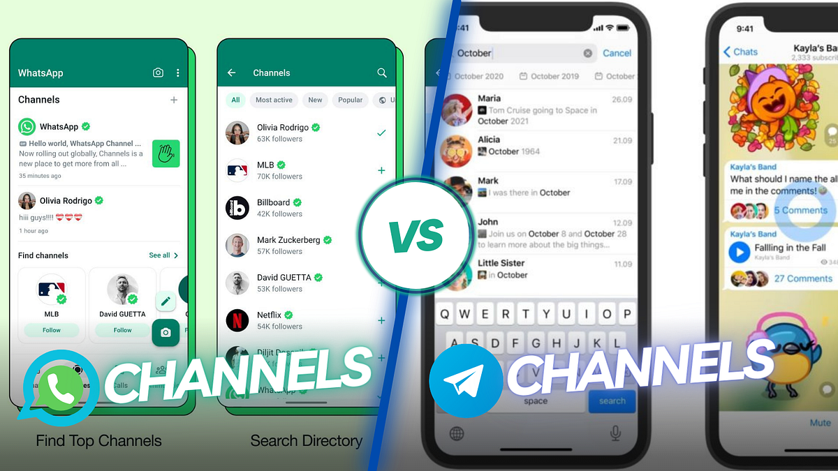 WhatsApp Channels vs Telegram Channels Differentiated! | by TechBound ...