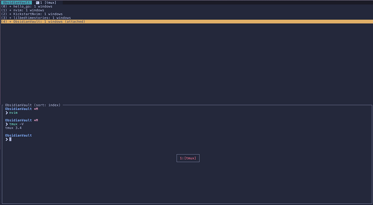 Getting Started with Tmux. This terminal multiplexer can really… | by Andrew Courter | Level Up ...