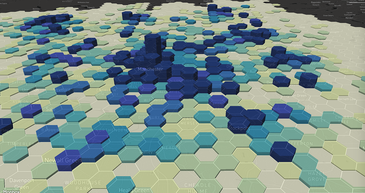 Making a Hex Bin Layer for Greater Manchester | by Jamie Whyte | Medium