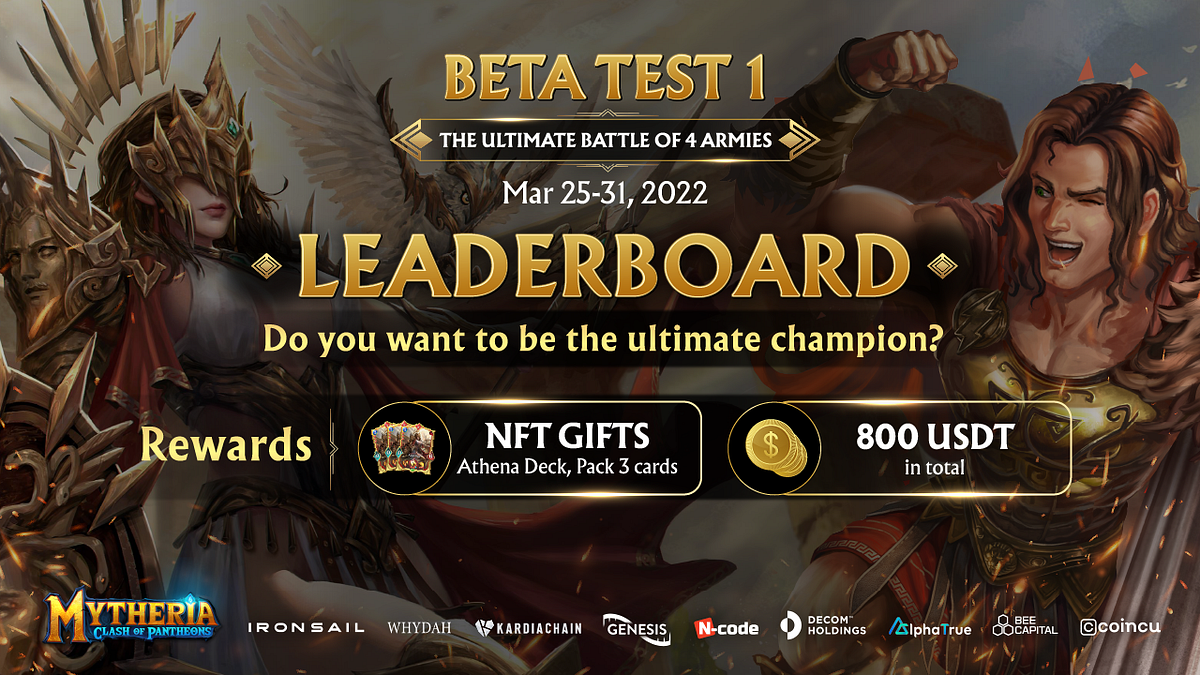 👑 CLIMB THE LEADERBOARD TO CLAIM GODDESS ATHENA DECK & USDT | by ...