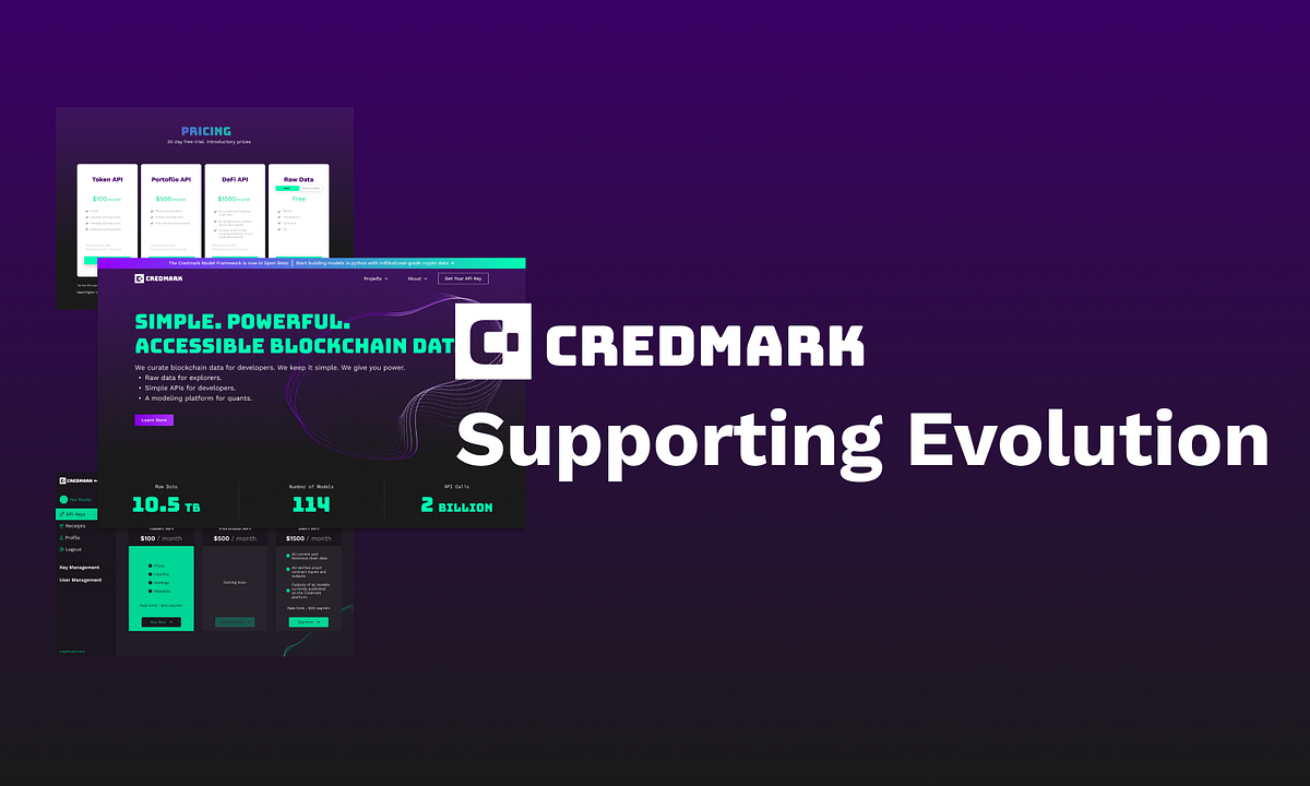 Supporting Evolution. A New Website | by Credmark | Credmark