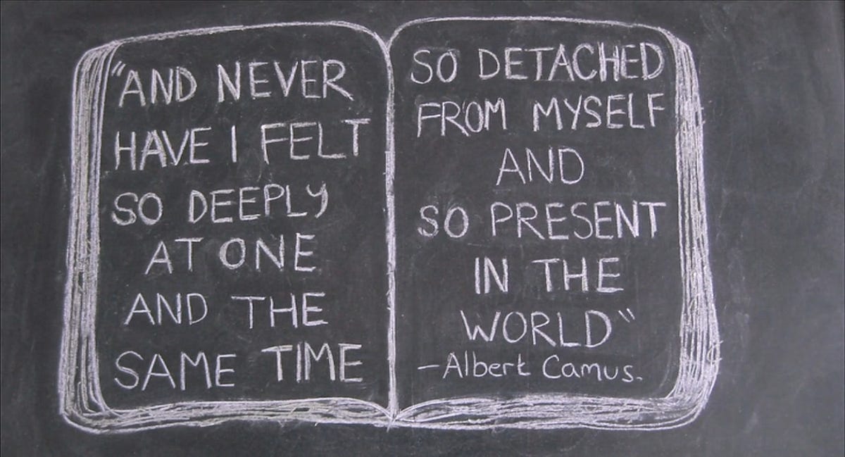 Have you ever felt detached from your own self? That you have reached a ...