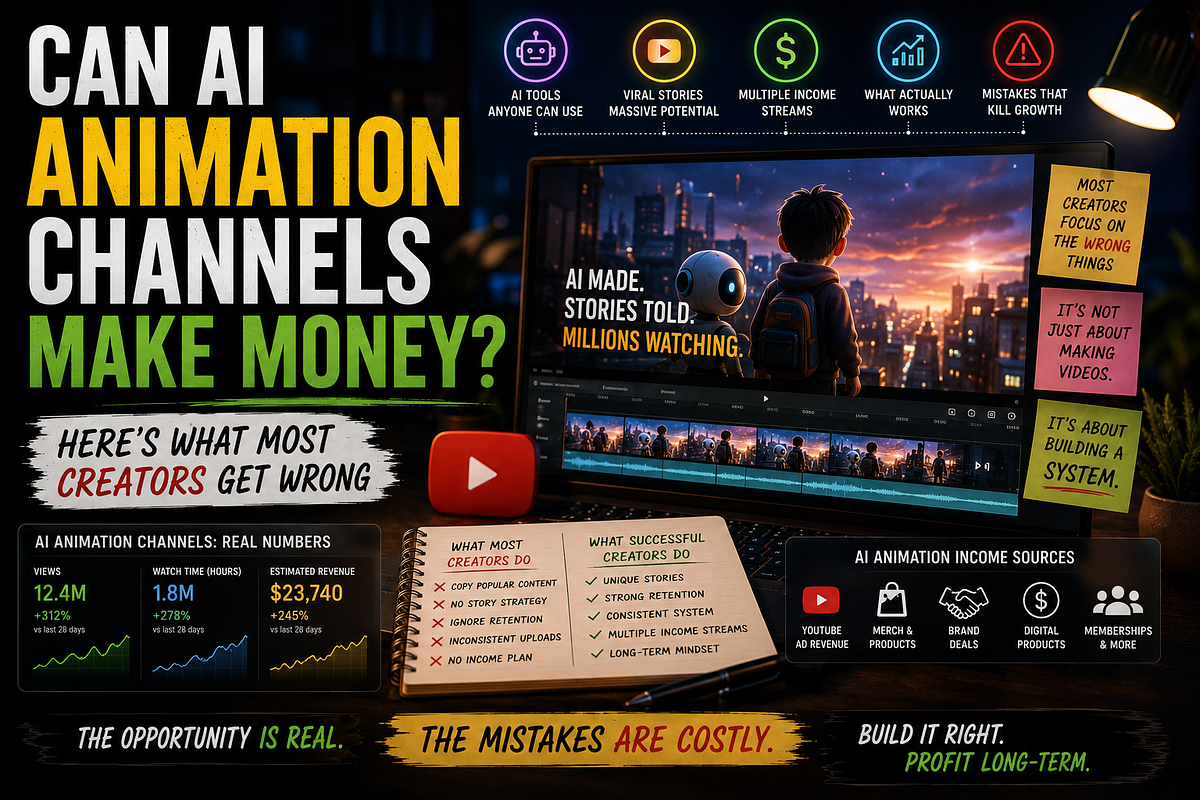Can AI Animation Channels Make Money? Here’s What Most Creators Get ...