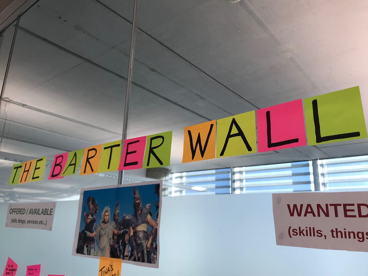 The Barter Wall. This was a fun little idea that I put… | by Ian James ...