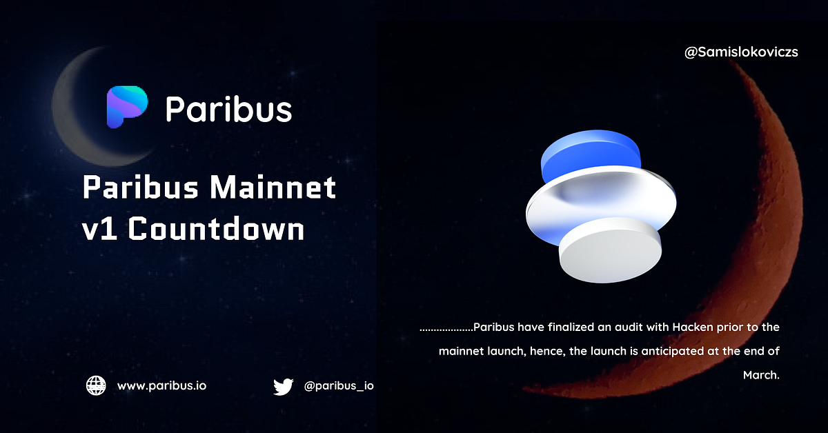 What to Know about Paribus into the Mainnet | by Samson Anthony | Medium