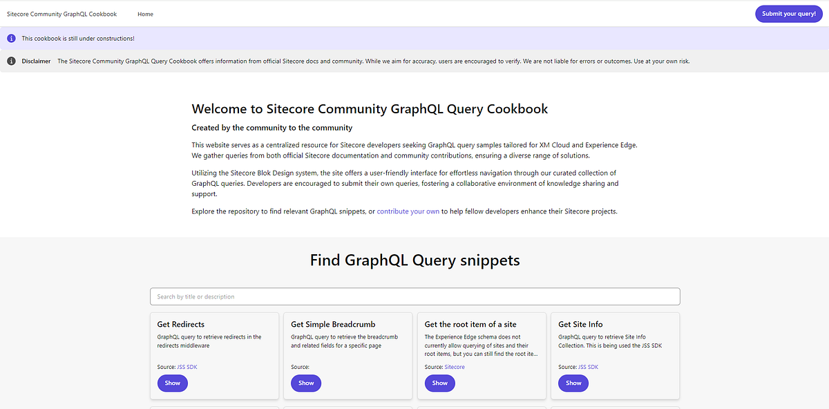 Announcing the Sitecore Community GraphQL Cookbook | by Árvai Mihály | Jun, 2024 | Medium