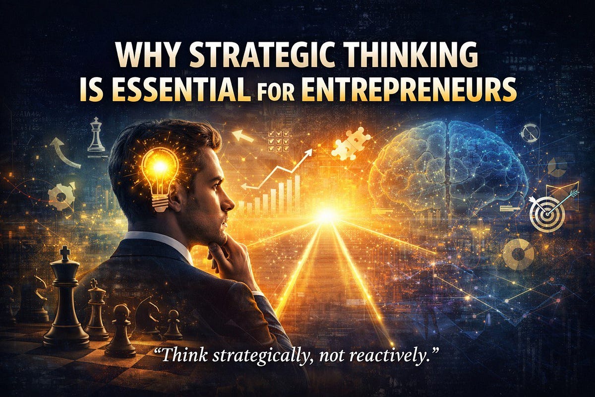 Why Strategic Thinking Is Essential for Entrepreneurs | by James ...