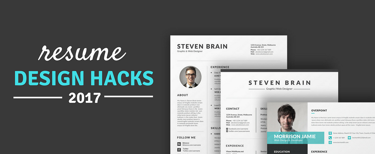 Top Resume Design Hacks — 2017. So you’re about to submit your resume ...