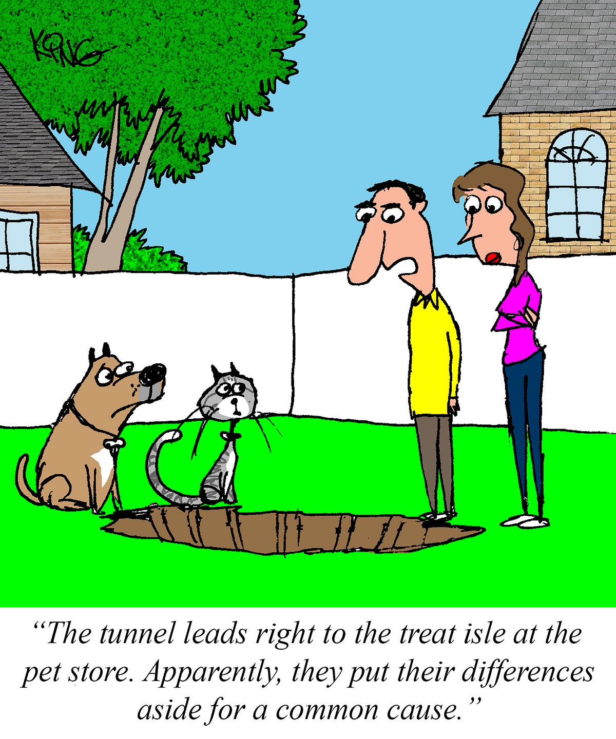 A Cartoonish Look at Pets. Some really are part of the family. | by ...