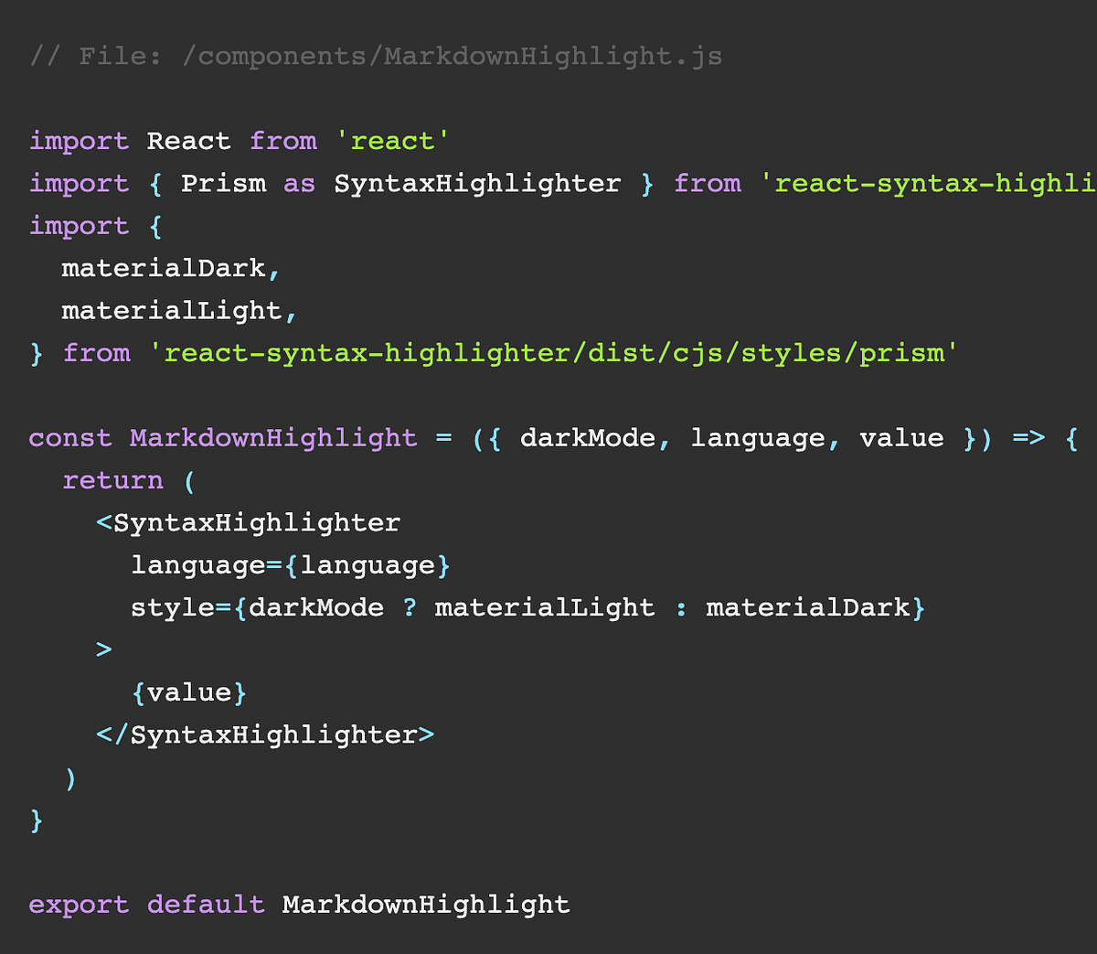 Dynamic Markdown Blogs in Next.js/React using gray-matter, react ...