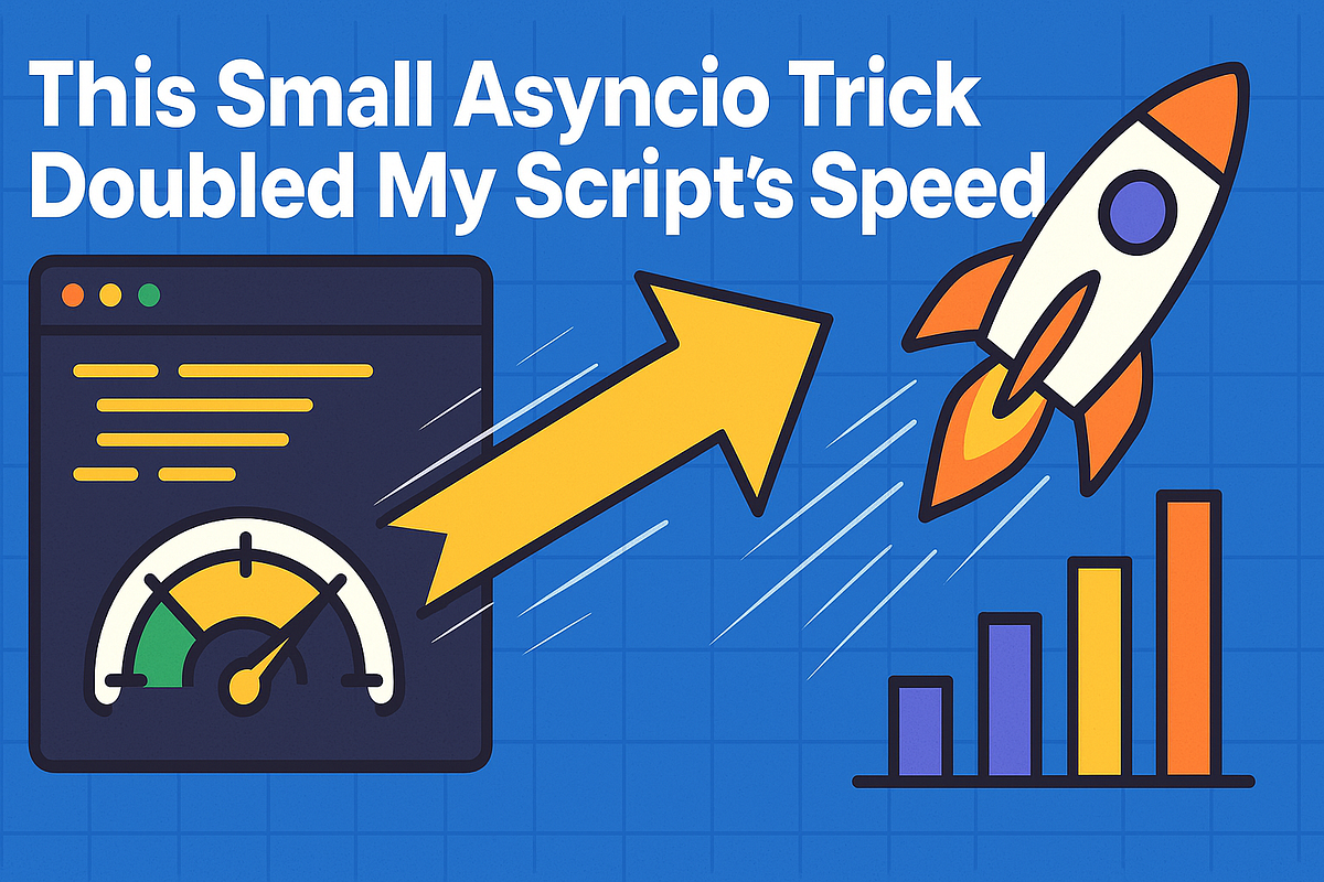 This Small Asyncio Trick Doubled My Script’s Speed | by Nikulsinh ...