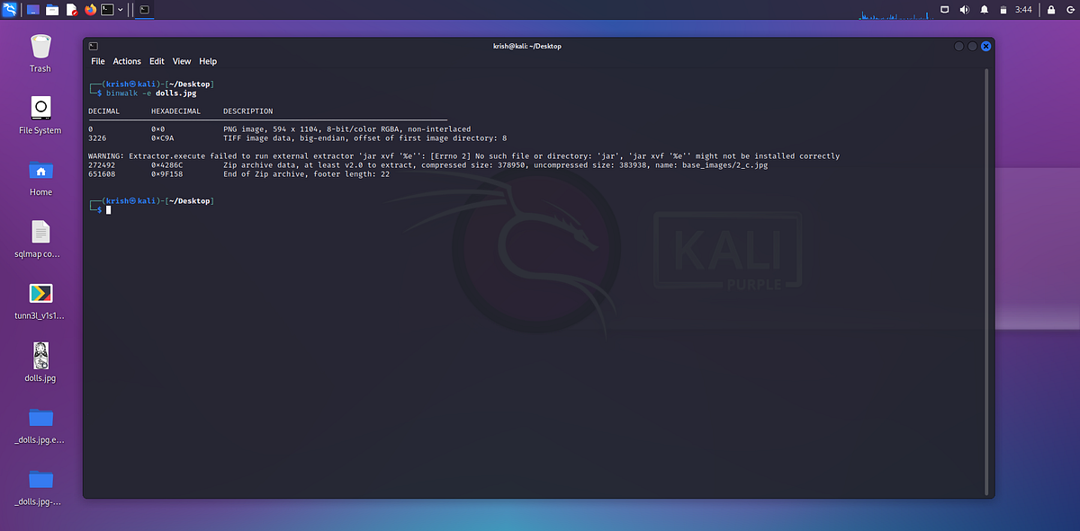 Binwalk : A forensic Tool Extracting Information from files | by Krish ... Binwalk : A forensic Tool Extracting Information from files | by Krish ...