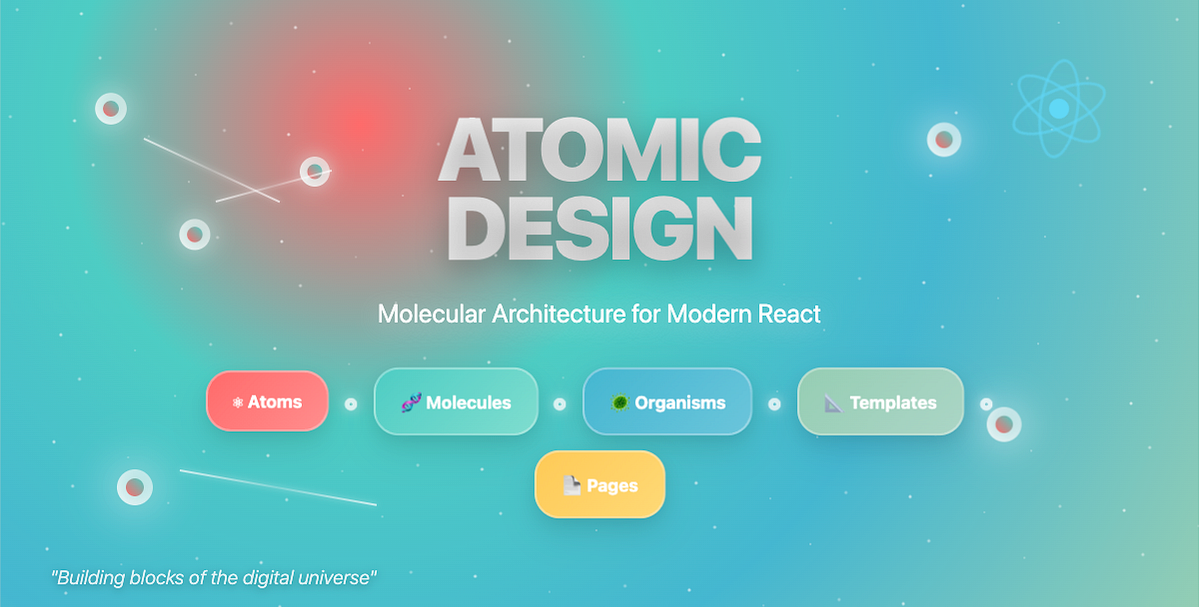 Atomic Design in React: Building Scalable Component Systems | by Rotimi balogun | Jul, 2025 | Medium