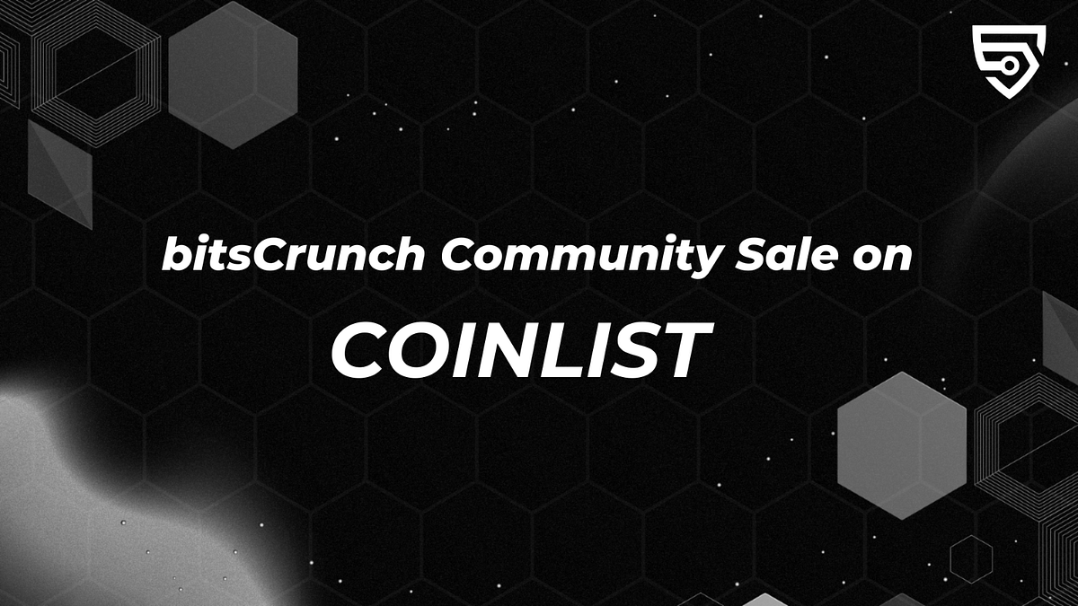 bitsCrunch Token Community Sale — on Coinlist Platform | by bitsCrunch | bitsCrunch