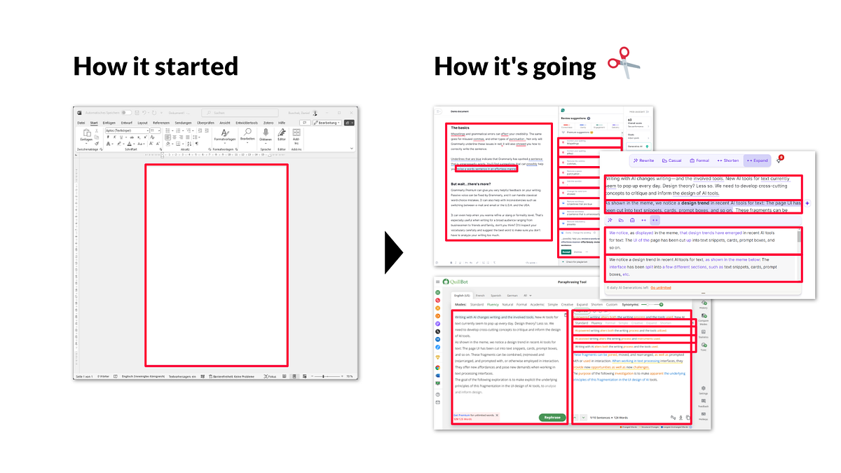 How the design of AI tools turns writing into a “collage” | by Daniel ...