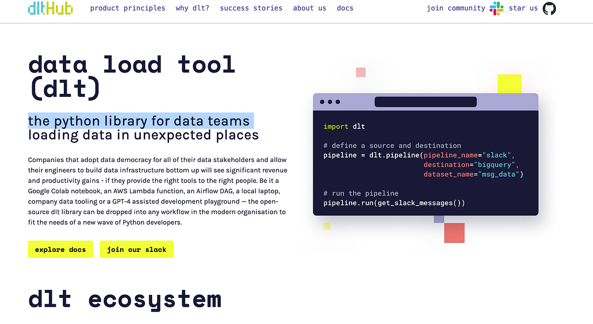 Data Ingestion with Data Loads Tool (dlt): Be the Magician in Data ...