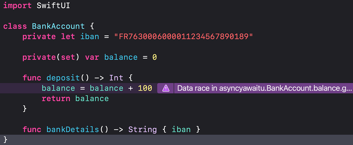 Actors and Data Races in Swift. Concurrency with async/await — Part 5 | by Tim Dolenko | Axel ...