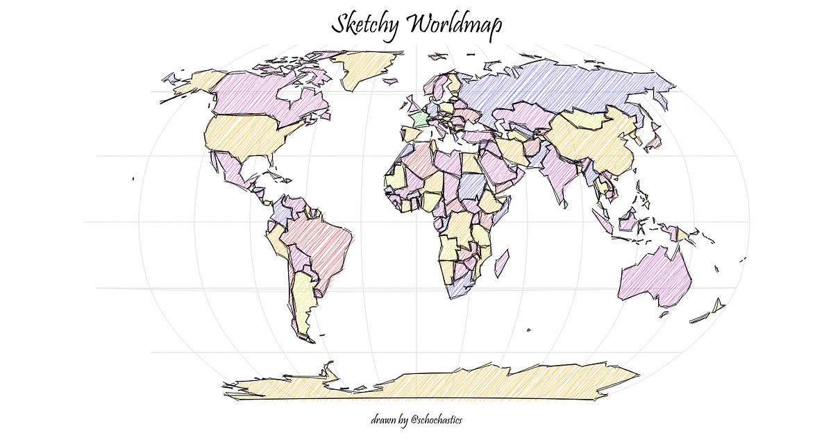 The beauty of sketchy-looking maps | by Rafael Belokurows | Medium