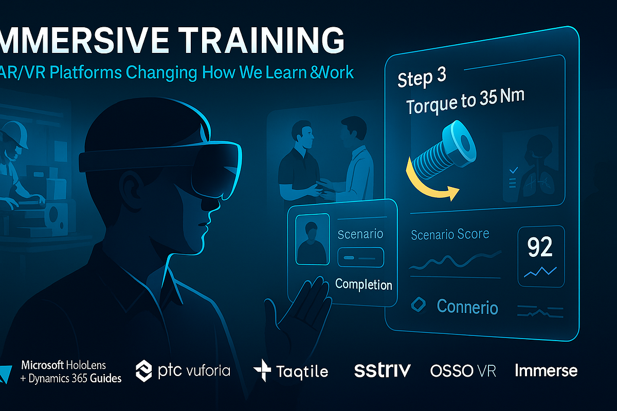 Immersive Training, Real Results. Six AR/VR platforms that measurably ...