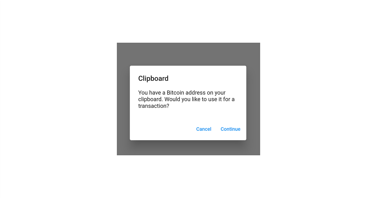 Clipboard Monitoring for Bitcoin Addresses in Flutter | by Aniket Ambore | Dec, 2023 | Medium