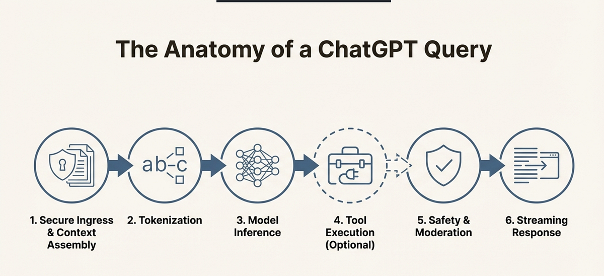 The Six-Step Complete Journey of a ChatGPT Query | by Namrata | Medium
