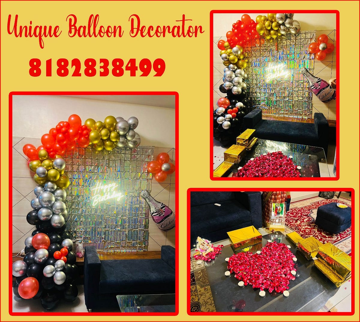 One Wall HBD Decoration. We did that Happy Birthday decoration… | by ...