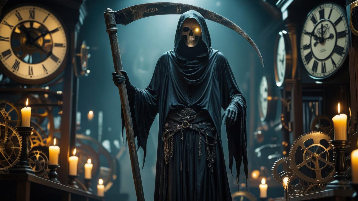 The Reaper’s Clock. In the withering town of Blackhollow… | by Immortal ...