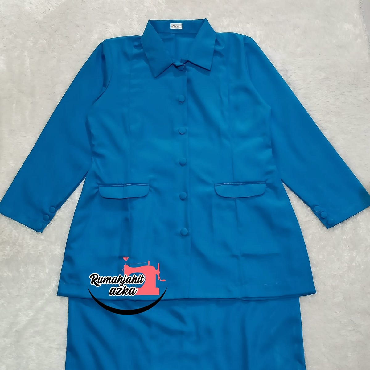 JAHIT RAPI! Seragam Dinas Guru, PNS, Polri, Kesehatan, Putih, Seragam ...