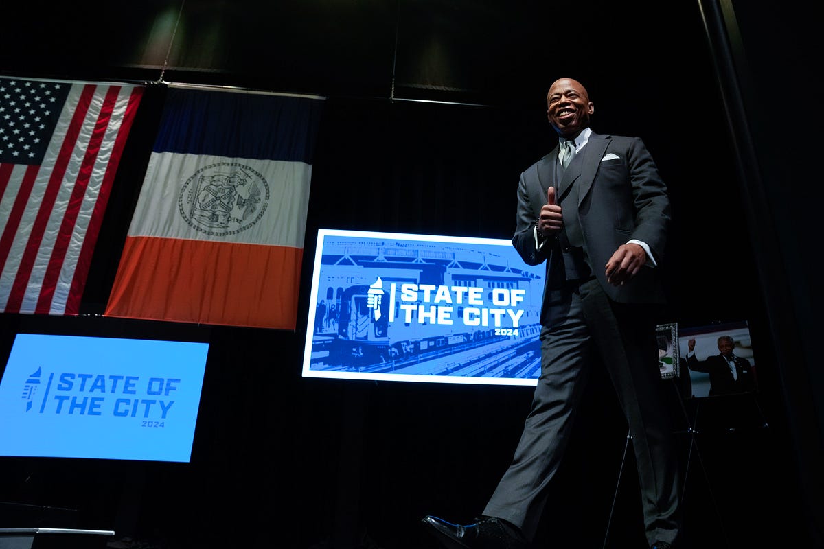 MAYOR ERIC ADAMS DELIVERS THE 2024 STATE OF THE CITY ADDRESS | by NYC ...