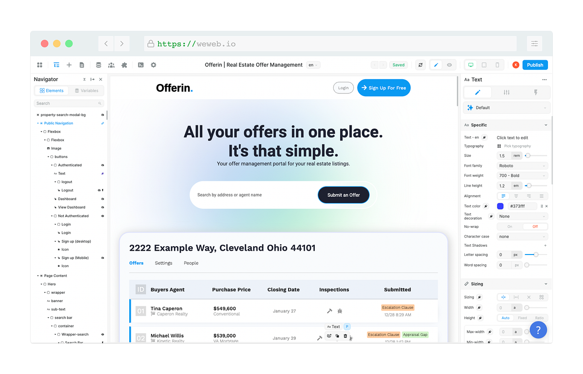 WeWeb: The Next Big Thing In No-Code Front End | by Kevin | Medium