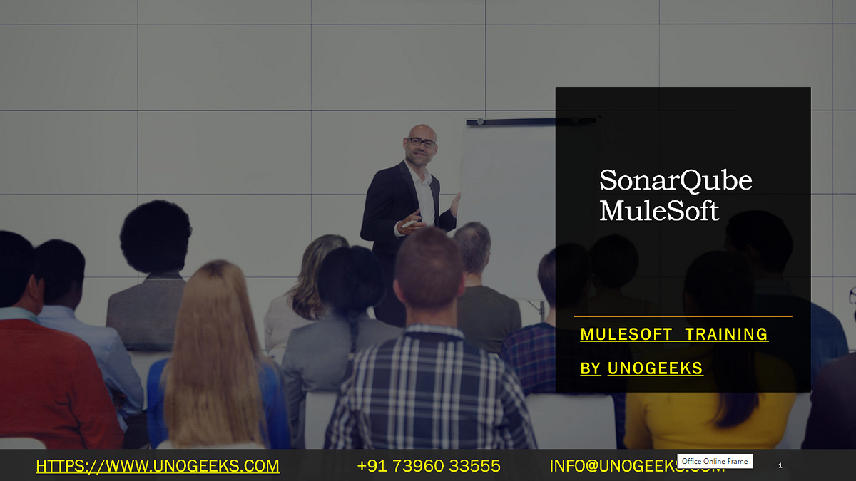 SonarQube MuleSoft. Integrating SonarQube with MuleSoft for… | by Vijayunogeeks | Medium