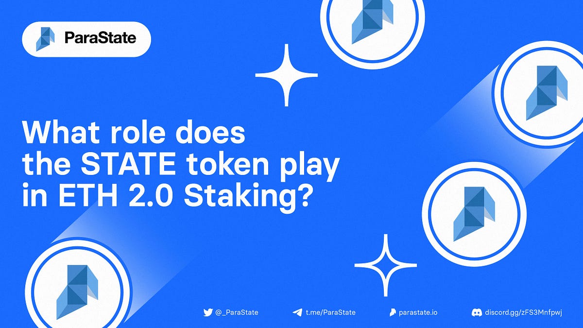 What role does the STATE token play in ETH 2.0 Staking? | by Daniejjimenez | SafeStake | Medium