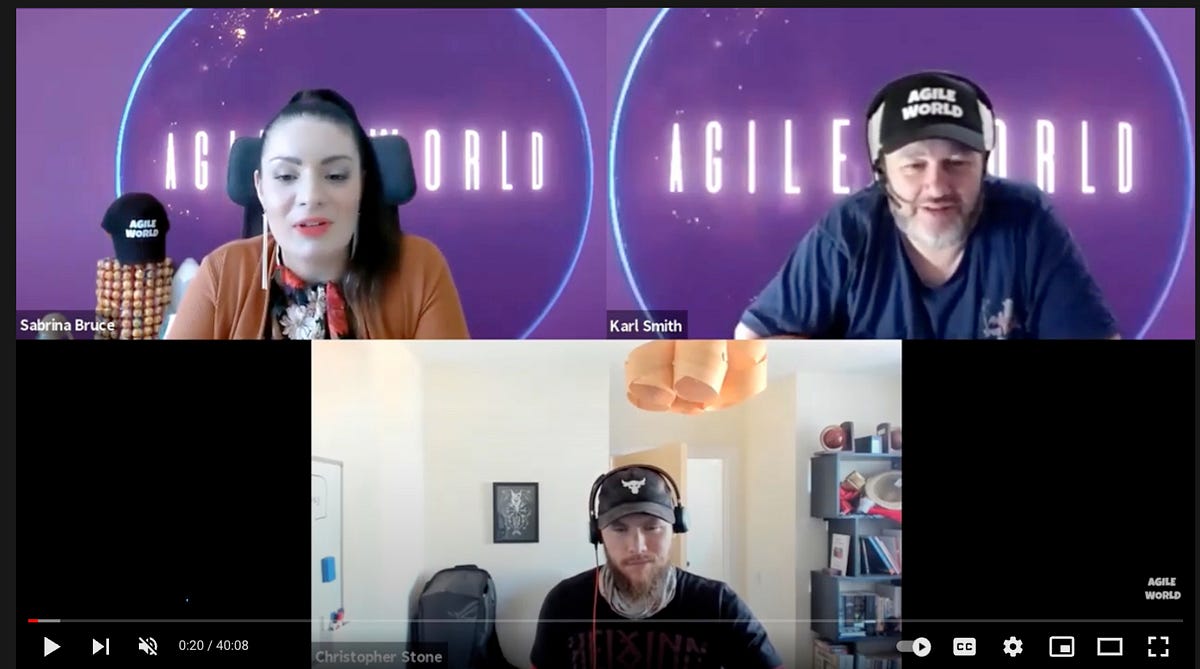 Agile World S2 E12 Sabrina C E Bruce And Karl A L Smith Interview Chris