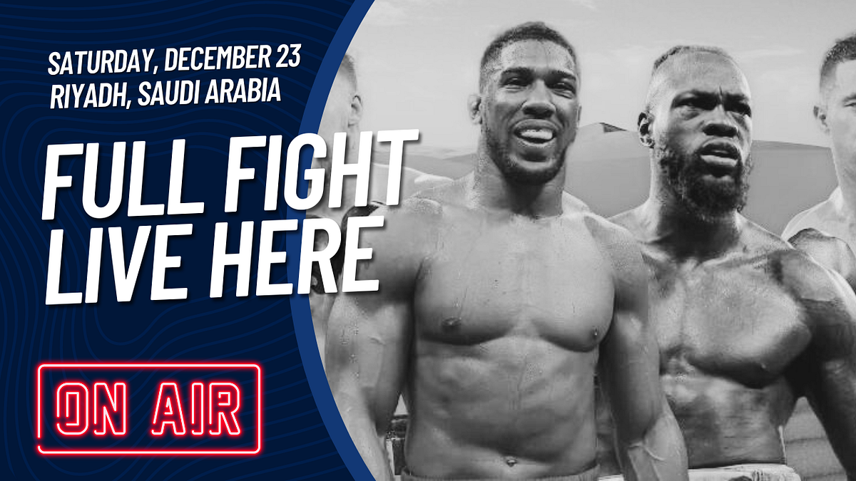 AJ vs Wallin & Wilder vs Parker Live | Boxing Day of Reckoning | by UFC ...