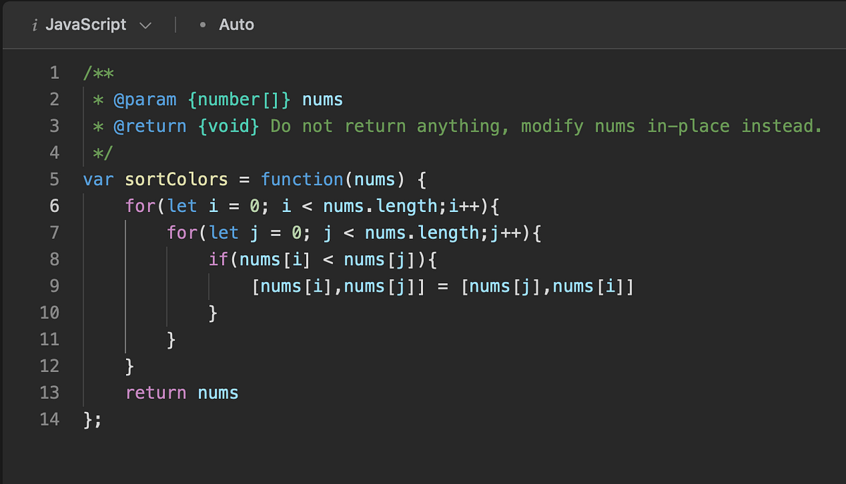 The Bubble Sort Algorithm’s Implementation | by Listanto | Medium