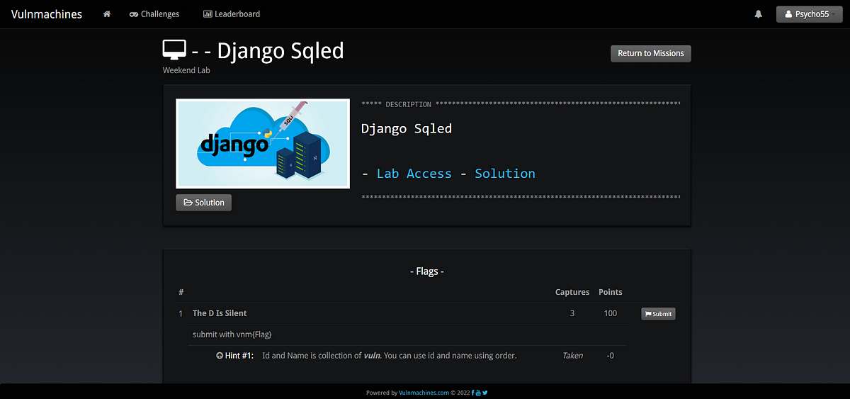 Django Sql Injection Attack — Cve 2021 35042 By Vulnmachines Medium