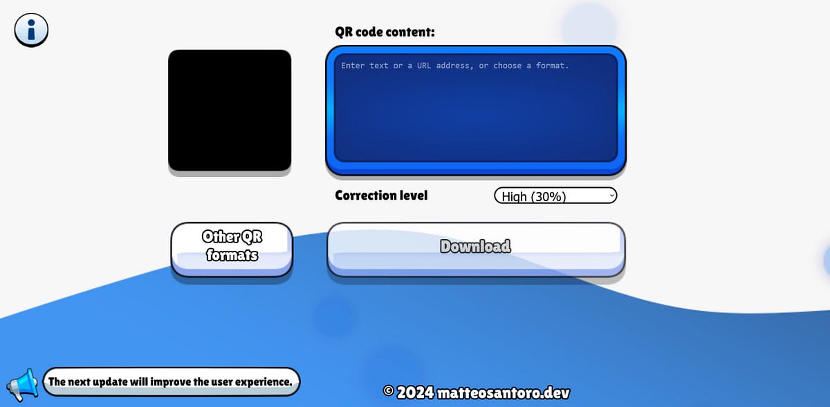 New WebGL QR code generator - Matteo Santoro Dev - Medium